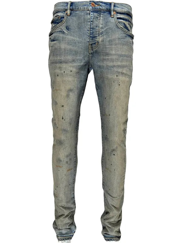 Purple Brand Indigo Oil Repair Jeans – Elevate