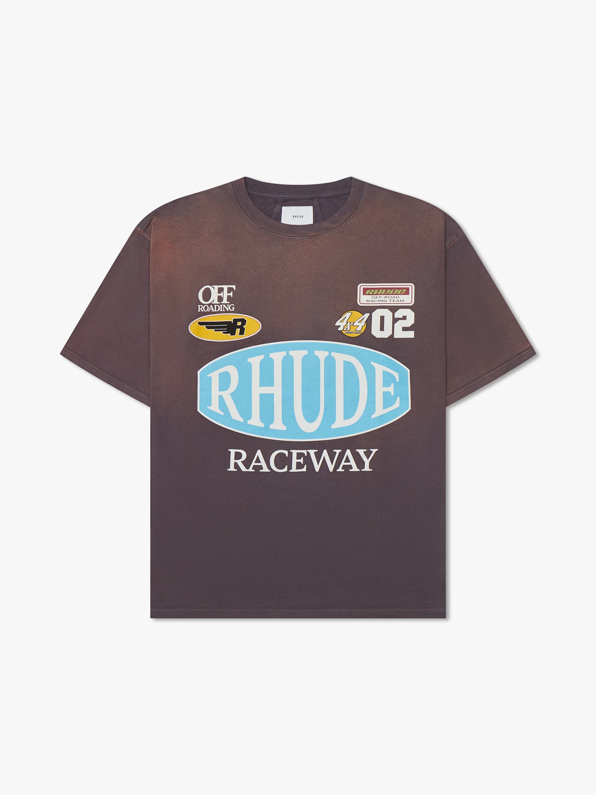 Rhude Raceway Tee Washed Black – Elevate