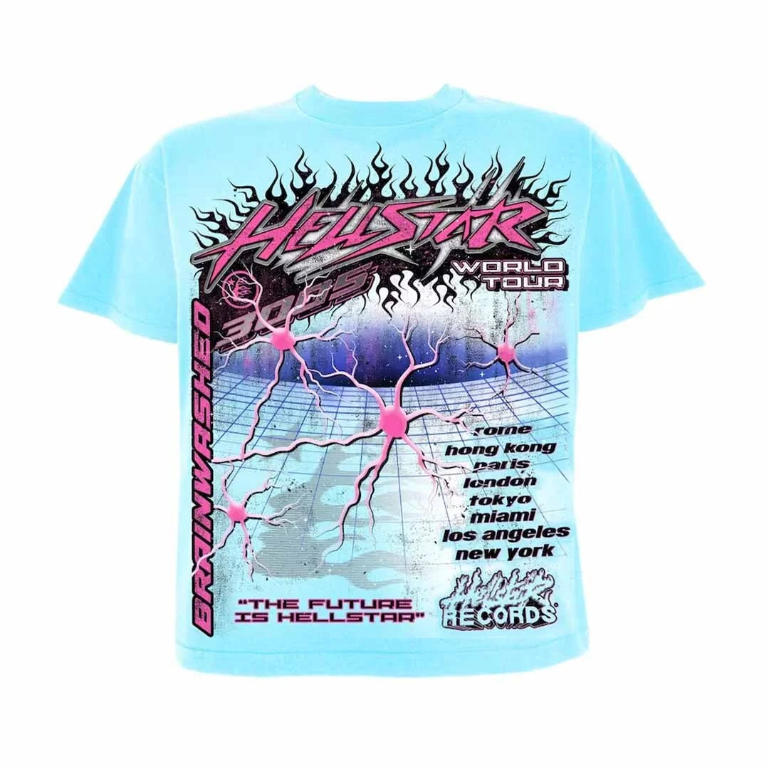Hellstar Studios Neuron Tour Tee Light Blue – Elevate