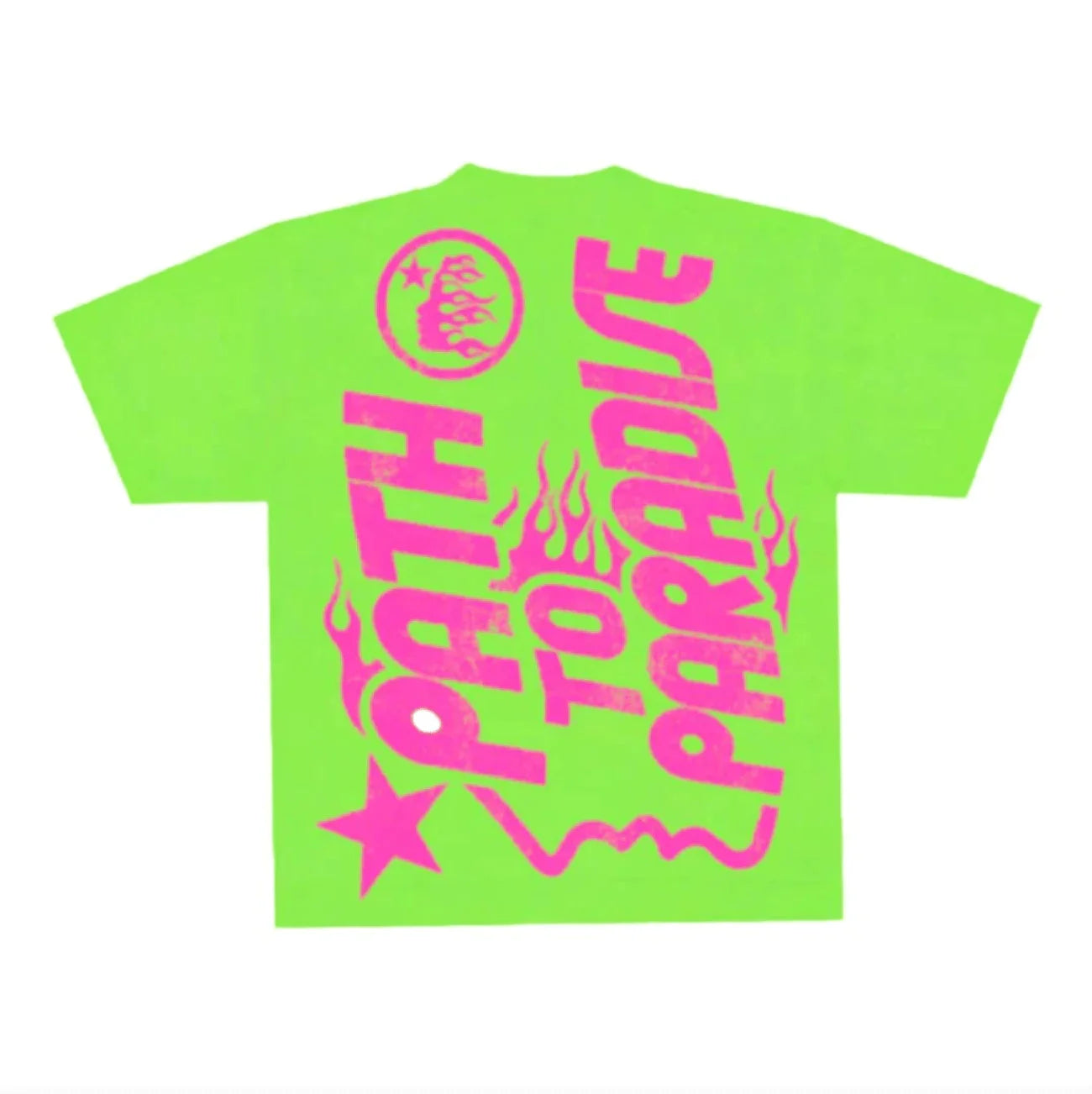Hellstar Studios Jesus Emblem Tee Green Pink – Elevate